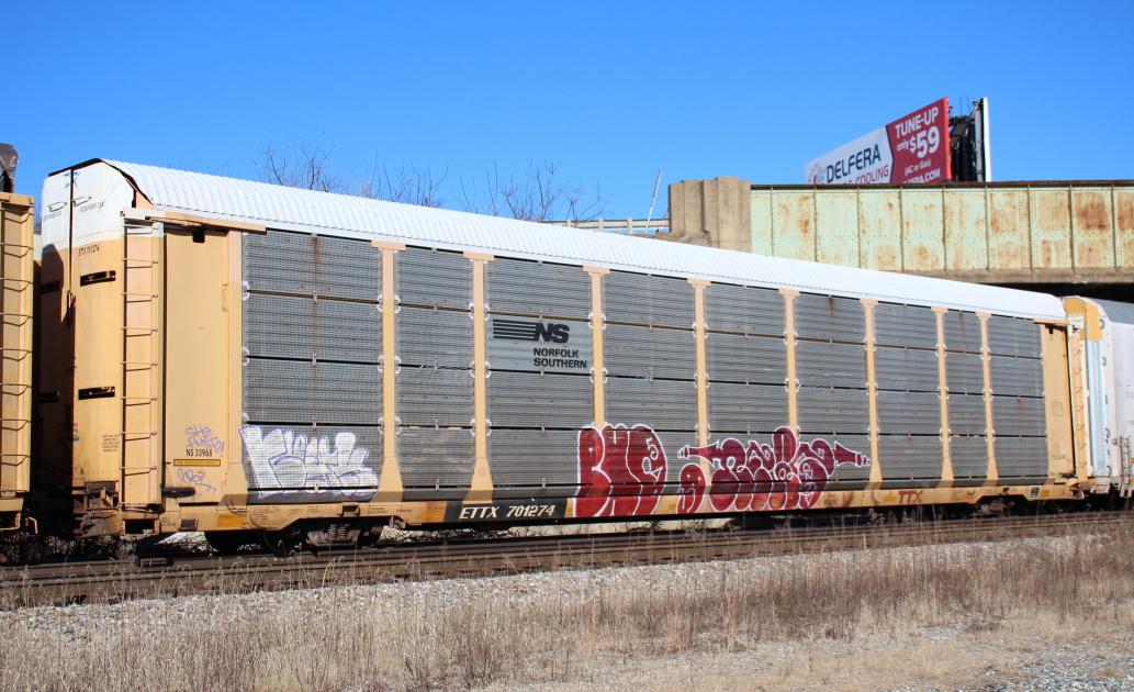 ETTX 701274-NS Rack class FT640 (ML3N) | Conrail Photo Archive